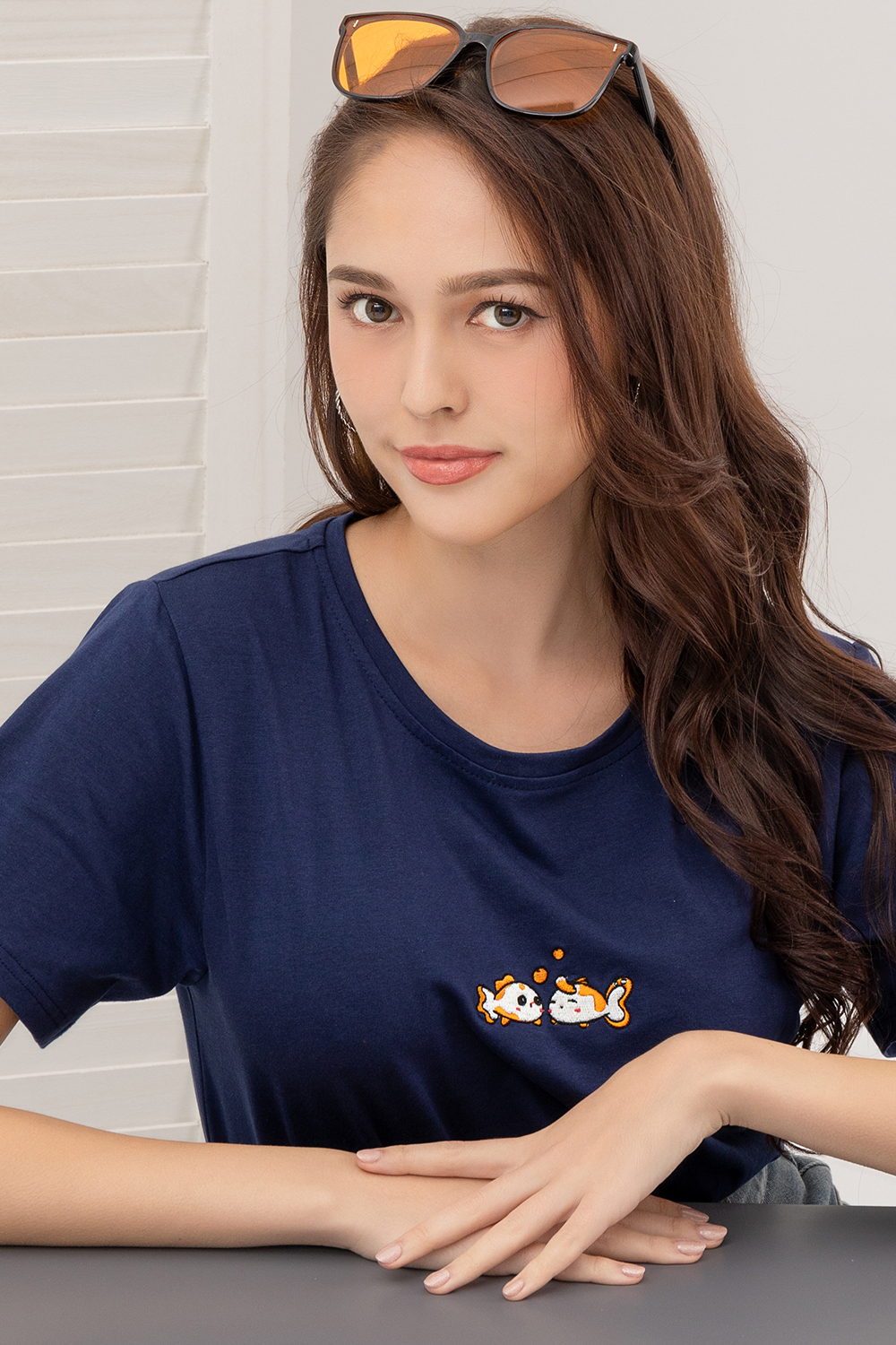 SSD Year Year Have Fish Tee Navy