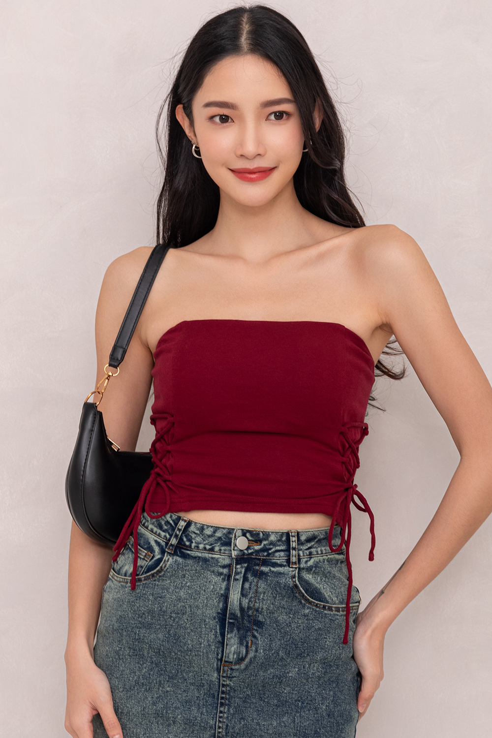 SSD Cherrell Padded Tube Maroon *PLUSH*